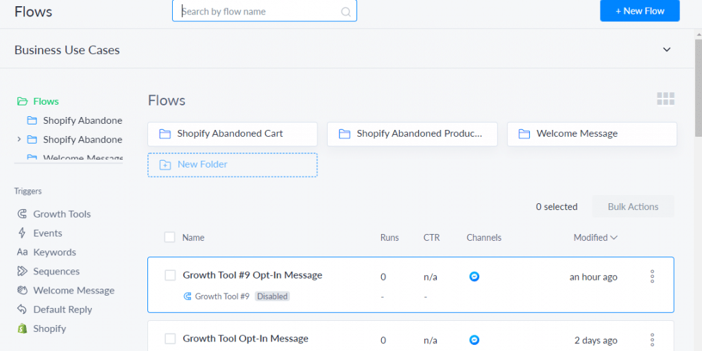 Facebook Marketing 2020 - ManyChat box